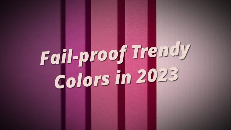 Fail-proof Trendy Colors in 2023 | Book Cover Design